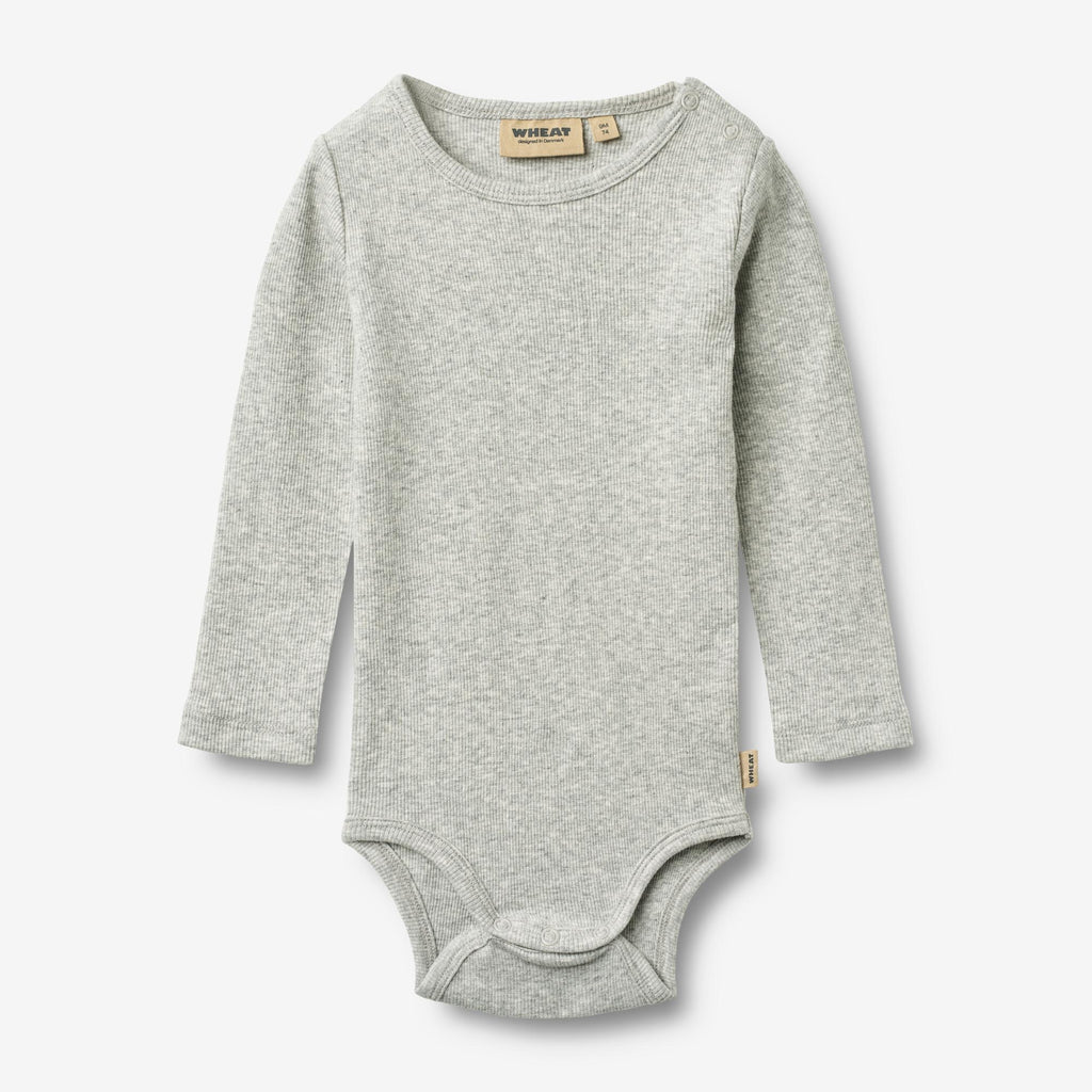 2 Rib Body L/S Spencer - summer sky – Wheat.eu