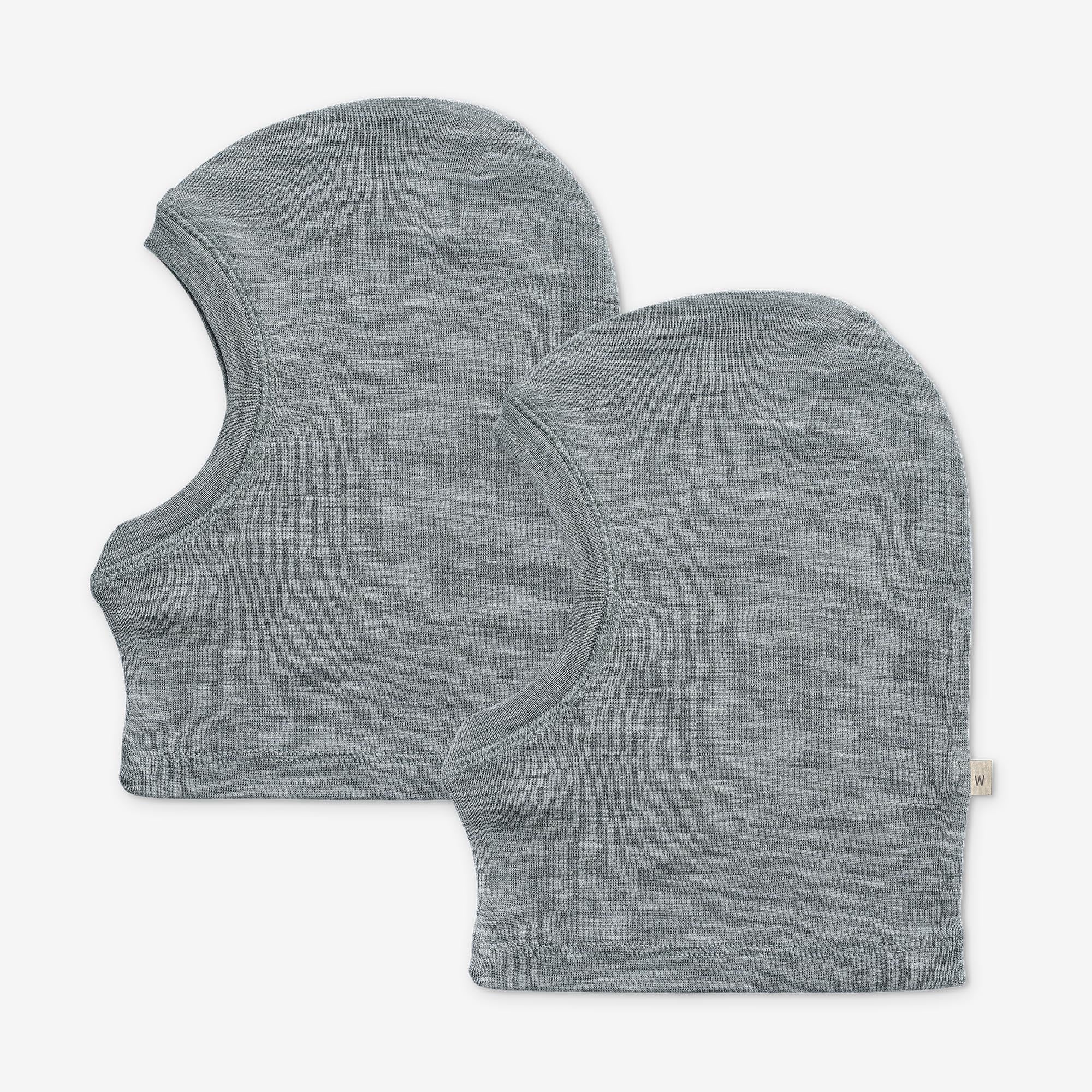 2 Wool Balaclava Kim - melange grey – Wheat.eu