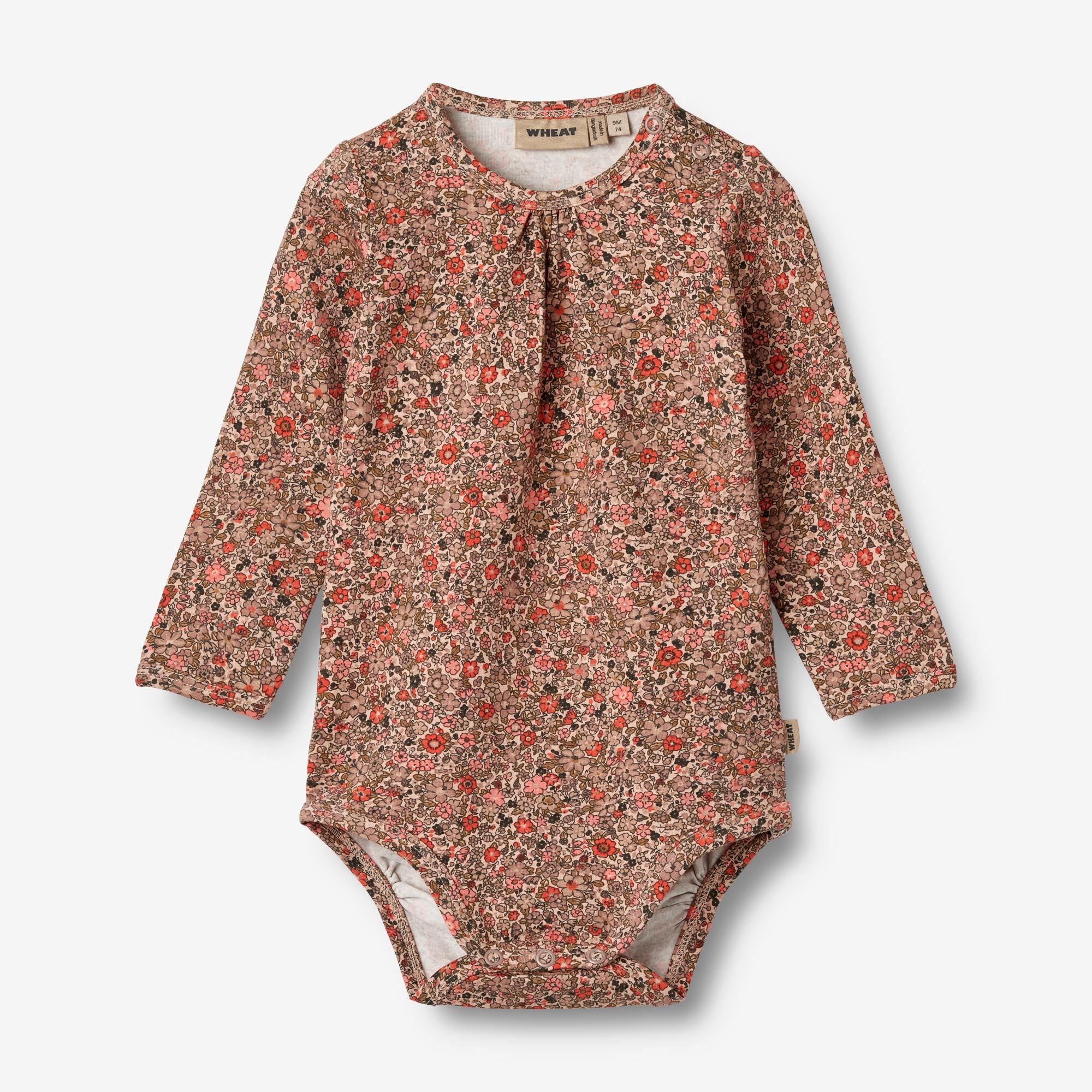Body L/S Liv - rose flower meadow – Wheat.eu