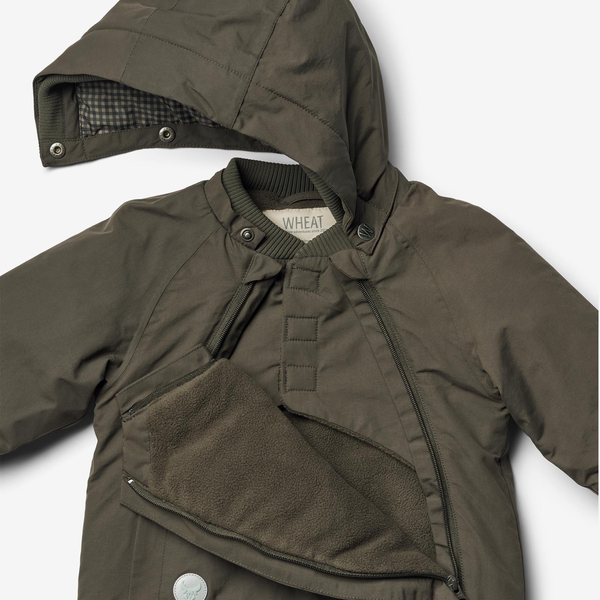 Jacket Sascha Tech | Baby - dry black – Wheat.eu