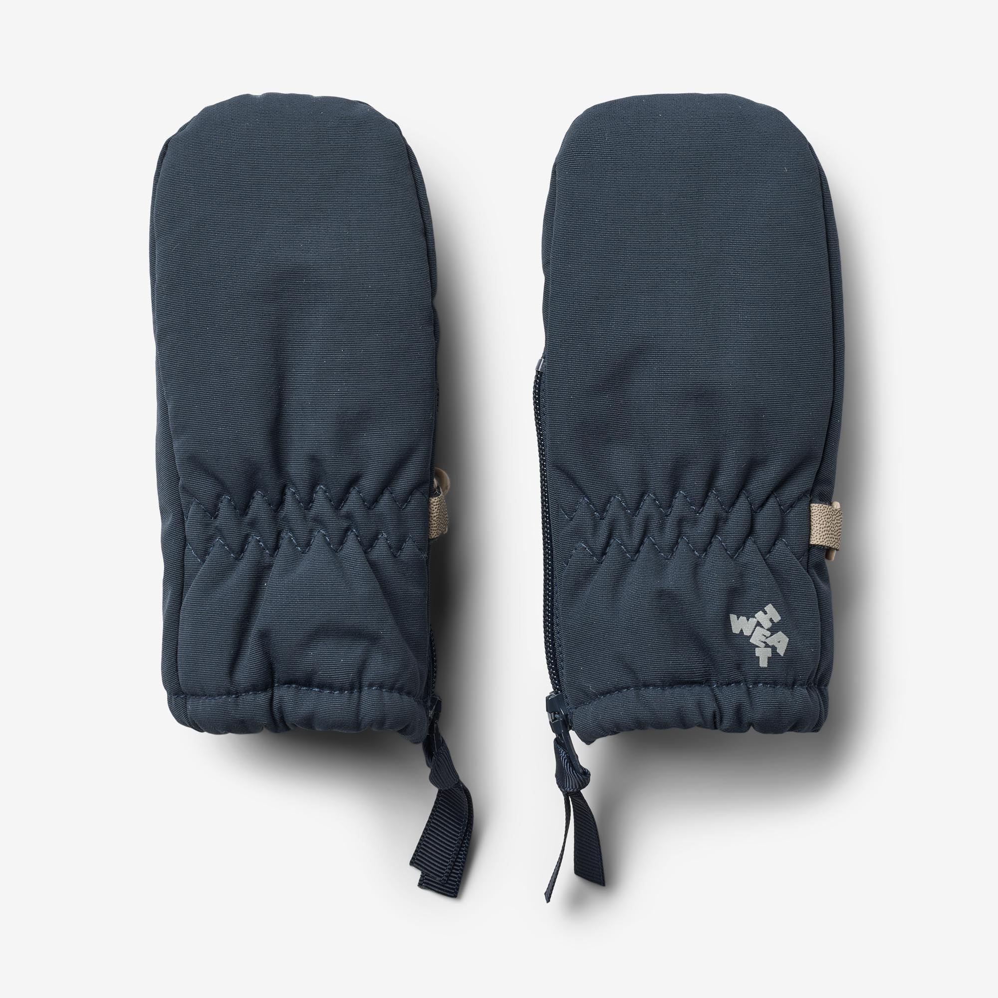 Mittens Zipper Tech - dark blue – Wheat.eu