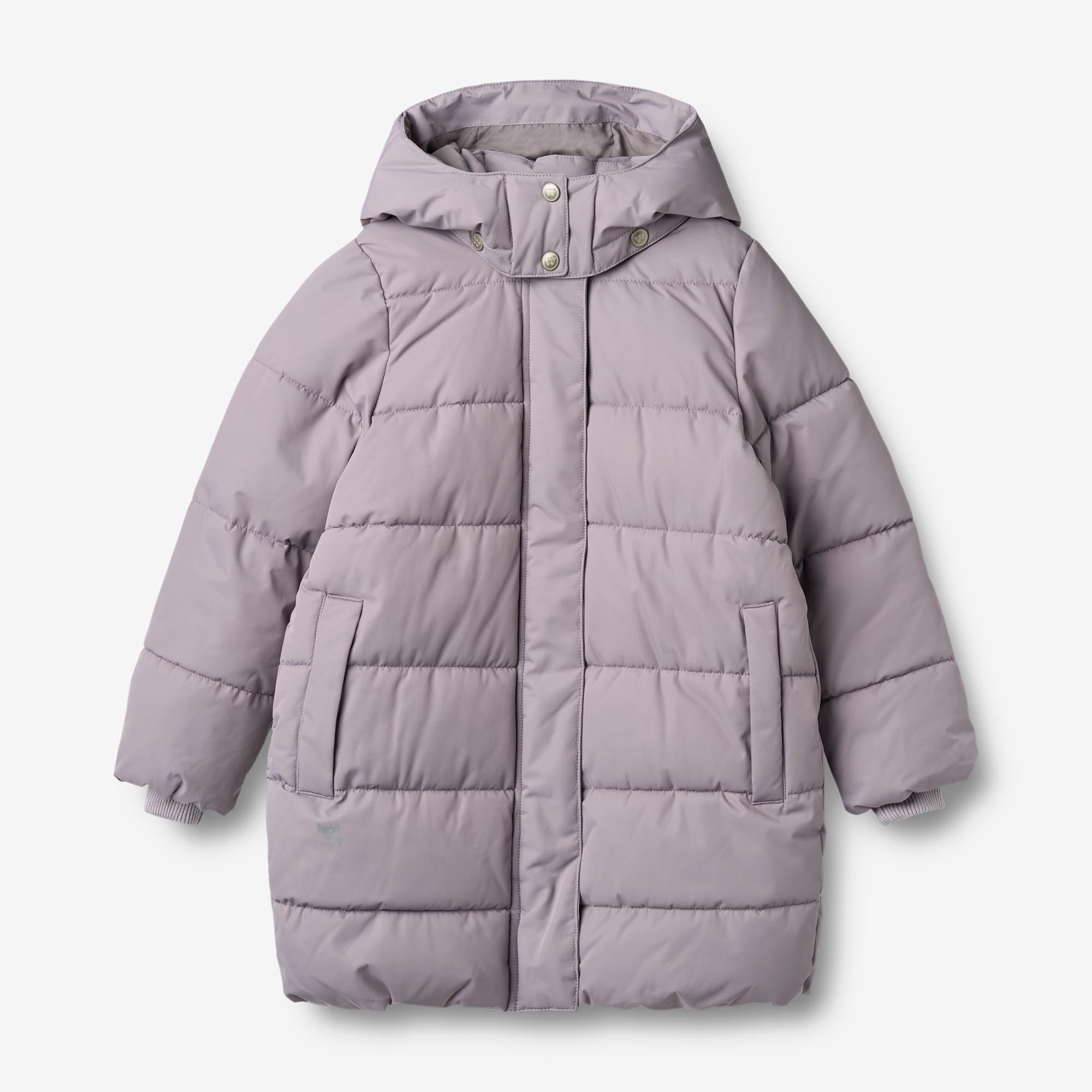 Puffer Coat Yrsa - dark lavender – Wheat.eu