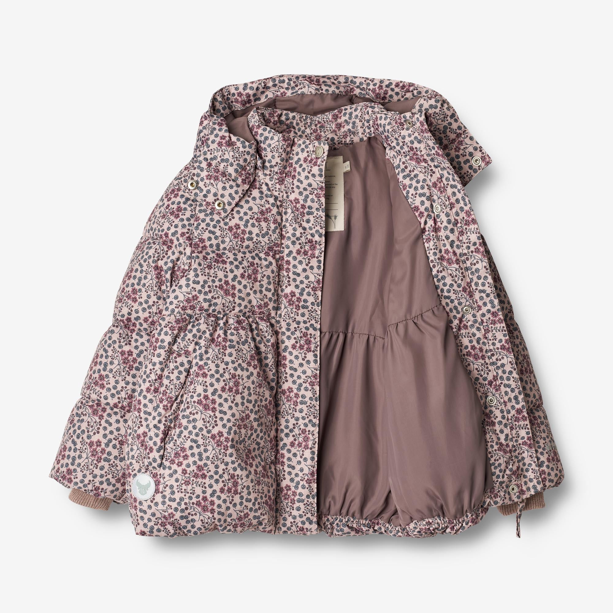 Puffer Jacket Karla - pale lilac berries – Wheat.eu