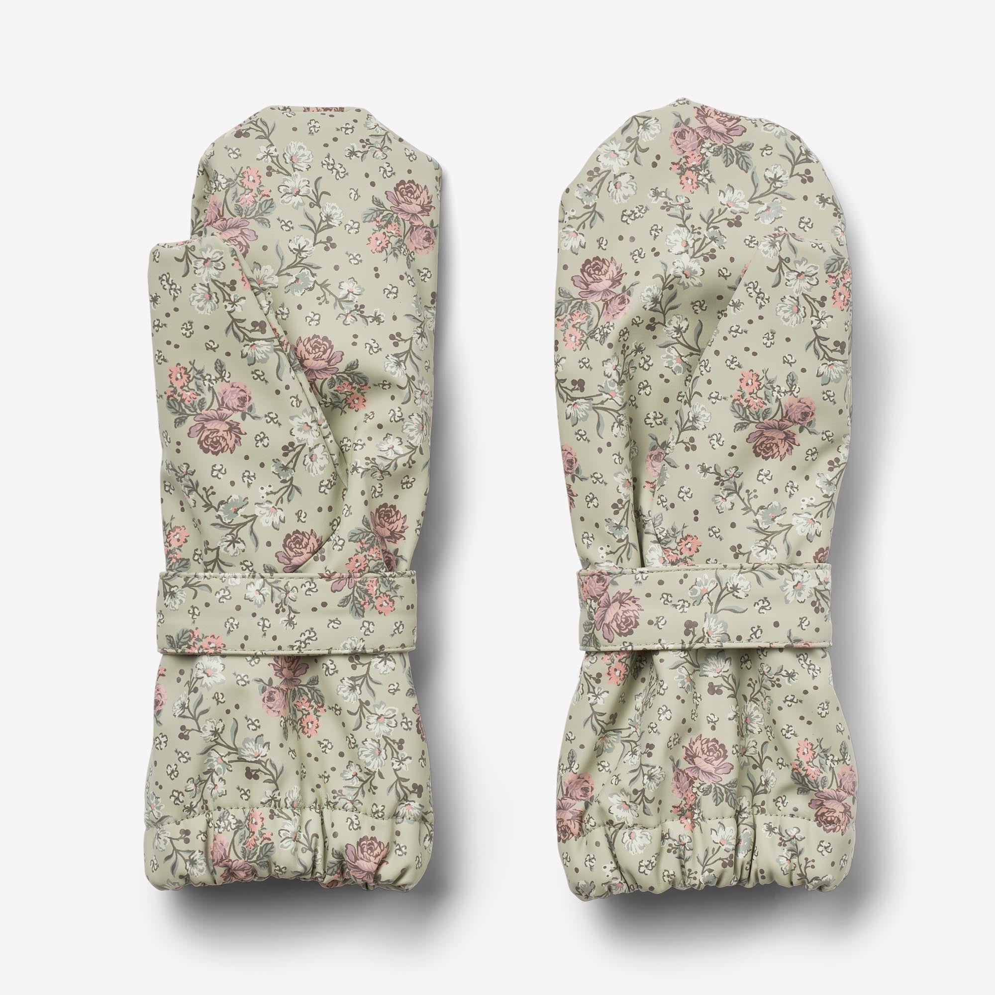 Rain Mittens Rily - slightly green flowers – Wheat.eu