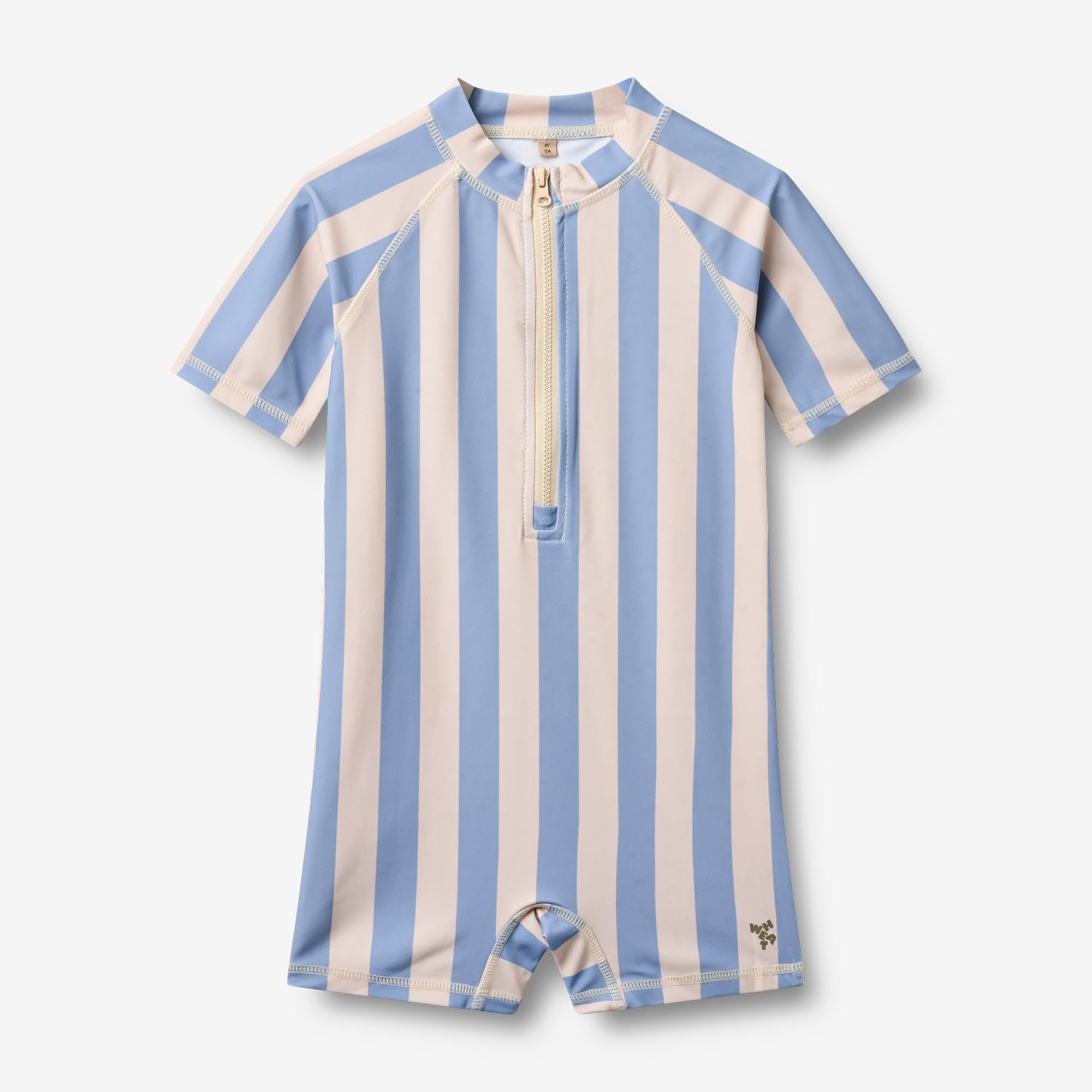 Swimsuit S/S Cas - bold blue stripe – Wheat.eu