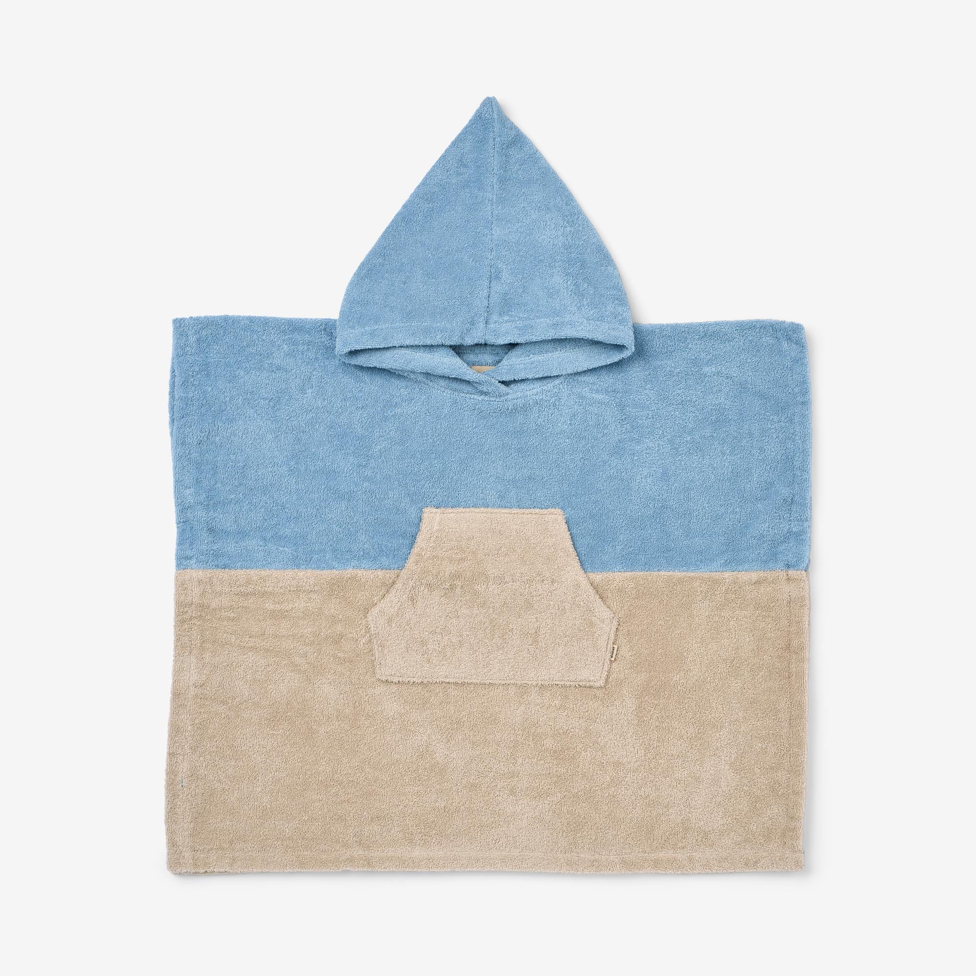 Terry Poncho Lille - blue summer – Wheat.eu