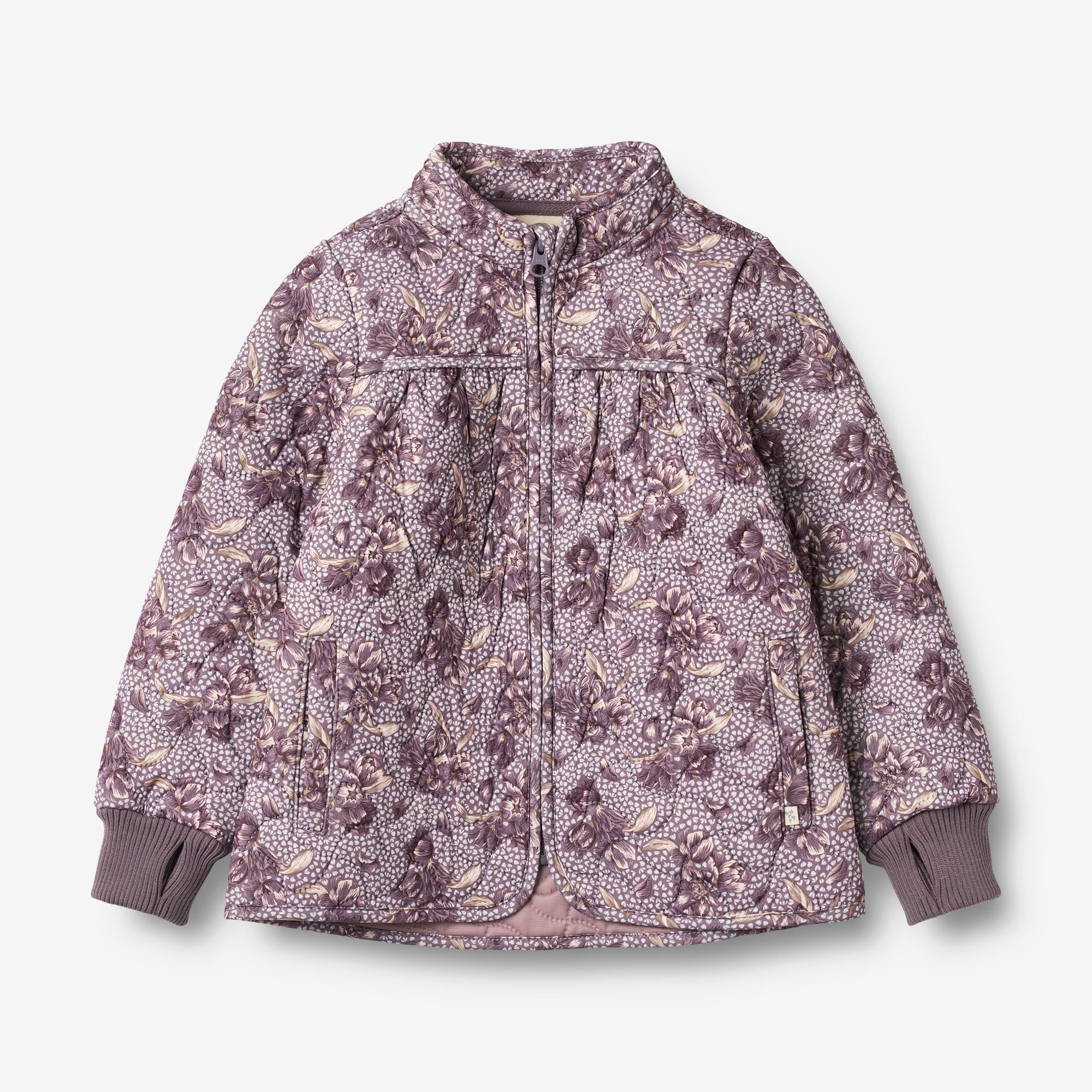 Thermo Jacket Thilde - lilac tulips – Wheat.eu