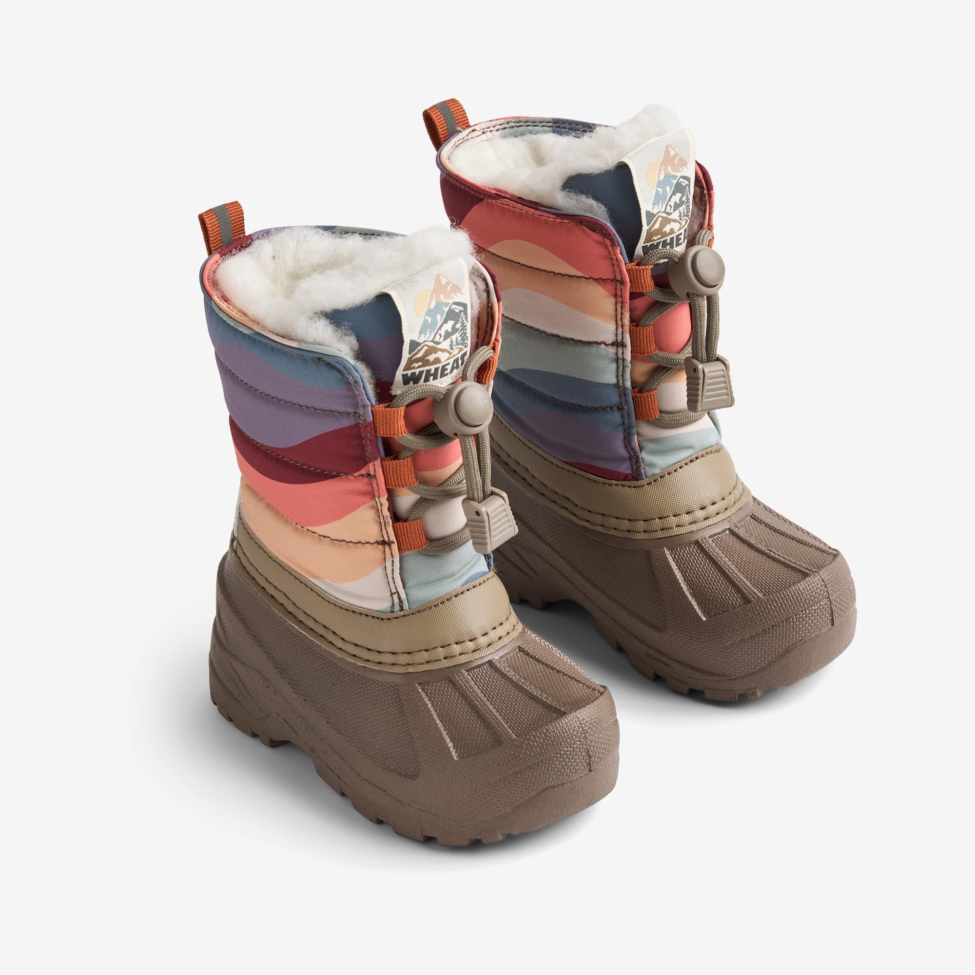 Winterboot Aleex - rainbow waves – Wheat.eu