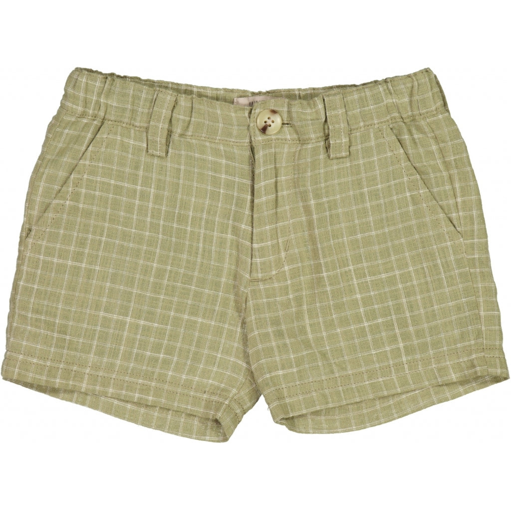 Shorts Elvig - green check – Wheat.eu